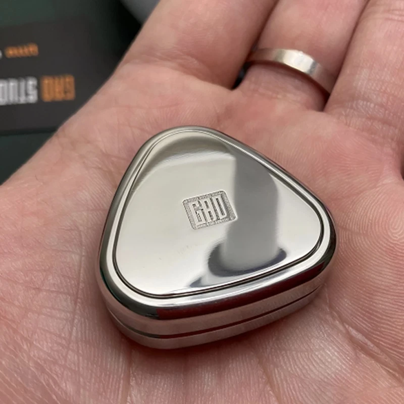 Gao-bola-de-arroz-Fidget-Slider-Toy-Spinner-de-acero-inoxidable-empuje ...