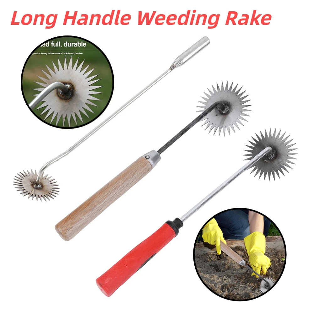 1PC-Sunflower-Weeding-Rake-Long-Handle-Weeding-Rake-Manual-Weed-Removal ...