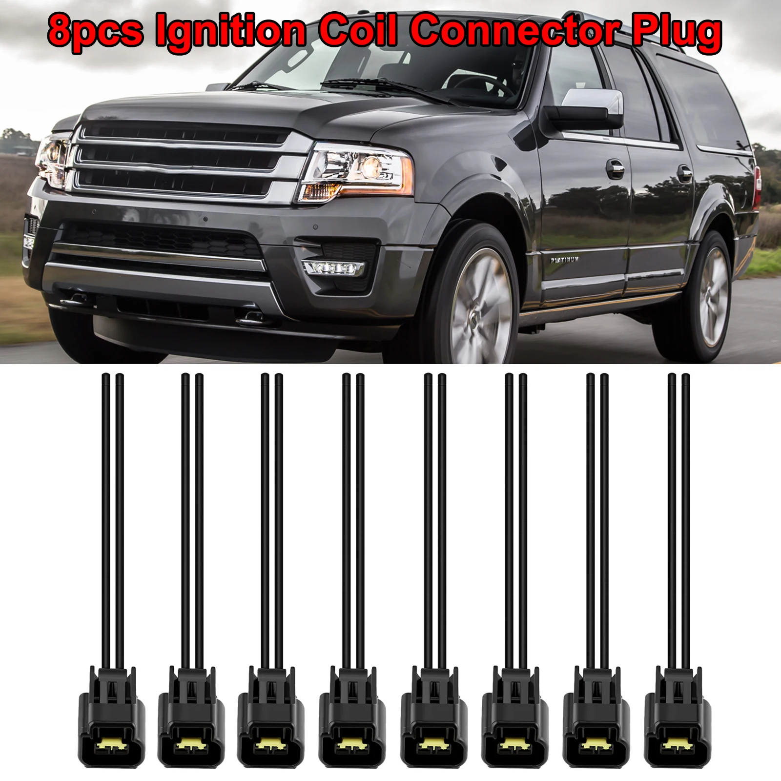 Car-Parts-8X-Ignition-Coil-Connector-Plug-Cable-Wire-For-Ford ...