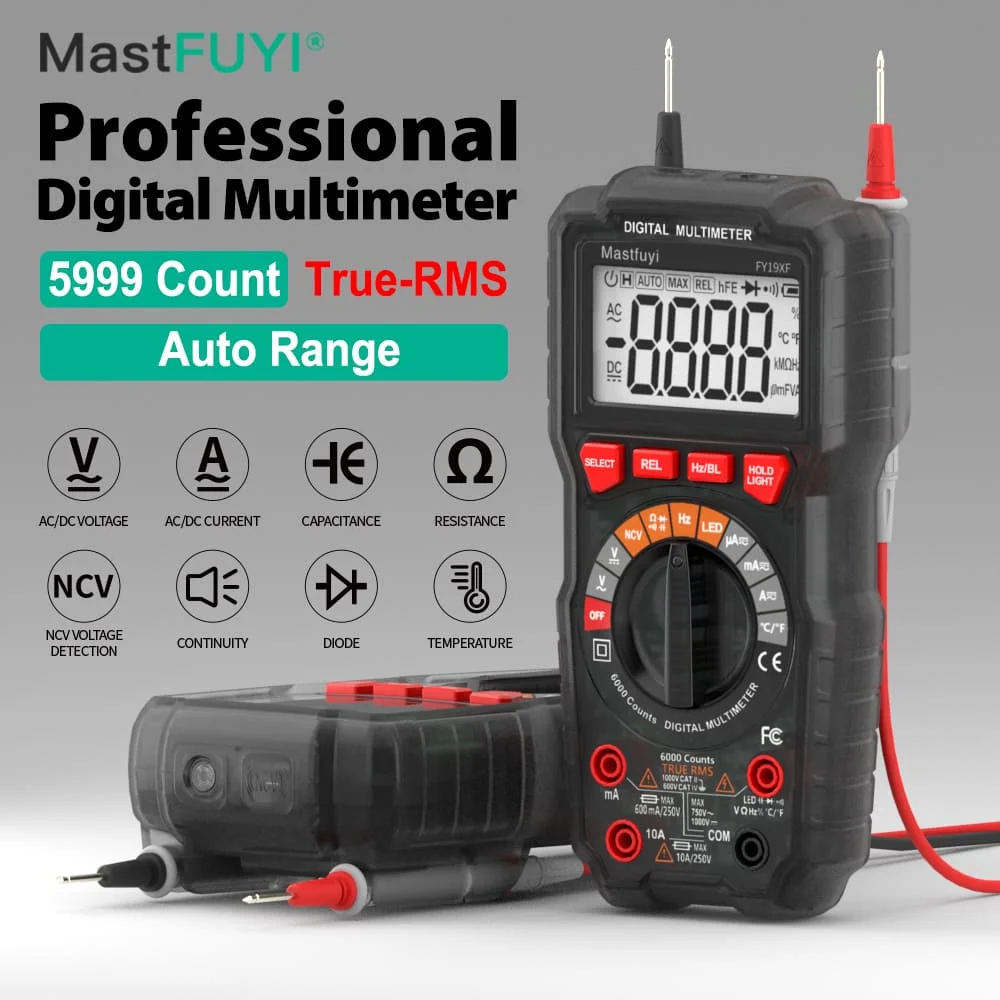 MASTFUYI-FY19XF-Professional-6000-Count-True-RMS-Digital-Multimeter ...