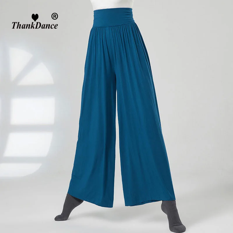 Modern-Dance-Pant-Women-High-Waist-National-Standard-Dance-Pants-Latin ...