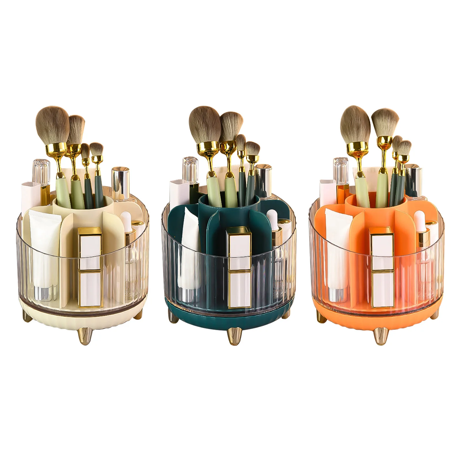 Round-Desktop-Organizer-Multifunctional-Cosmetics-Organizers-7-Separate ...