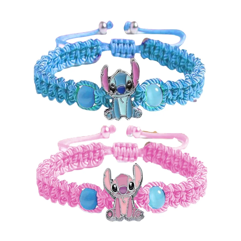 Disney-pulsera-de-dibujos-animados-de-Lilo-Stitch-para-mujer-brazalete ...