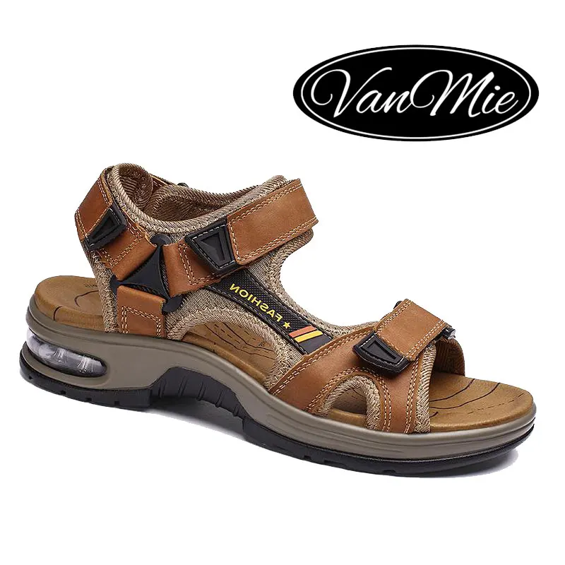 Vanmie-Sandals-Men-Leather-2023-Summer-Sandals-for-Men-Gladiator ...