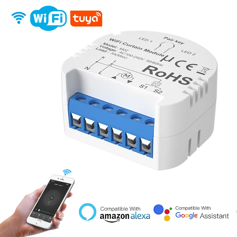 Tuya-Smart-Wifi-Curtain-Module-Electric-Roller-Blinds-Shutter-Motor ...