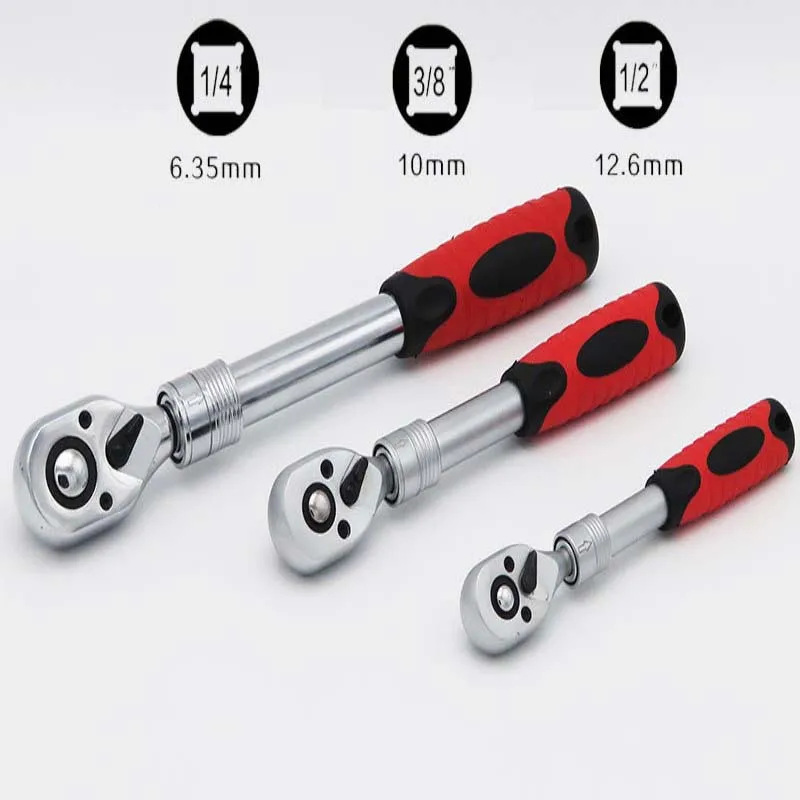 Bidirectional-Telescopic-Ratchet-Fast-Wrench-72-Teeth-Extended-Socket ...