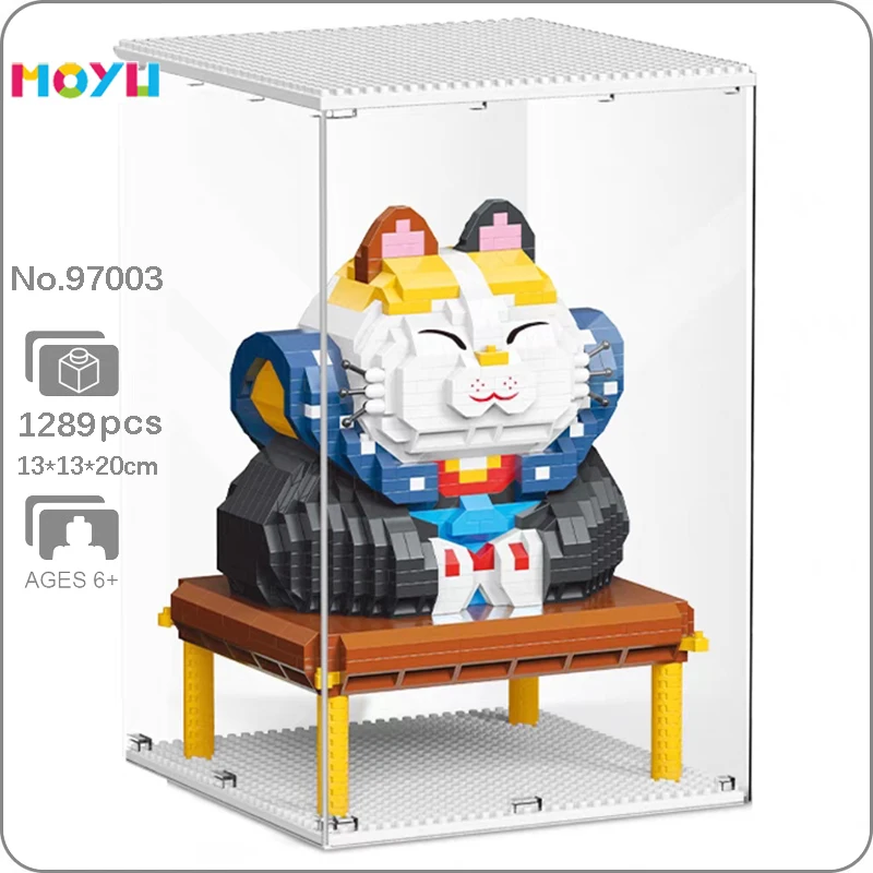 Moyu-97003-Pharmacist-Lucky-Cat-Money-Fortune-Smile-Pet-Animal-Display ...