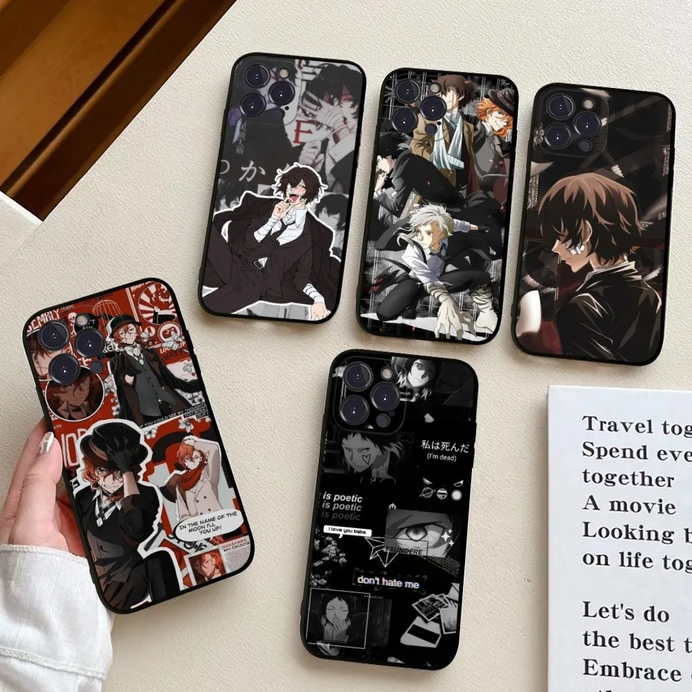 Anime Bungou Stray Dogs Dazai Osamu Phone Case For iPhone 14 11 12 13 ...