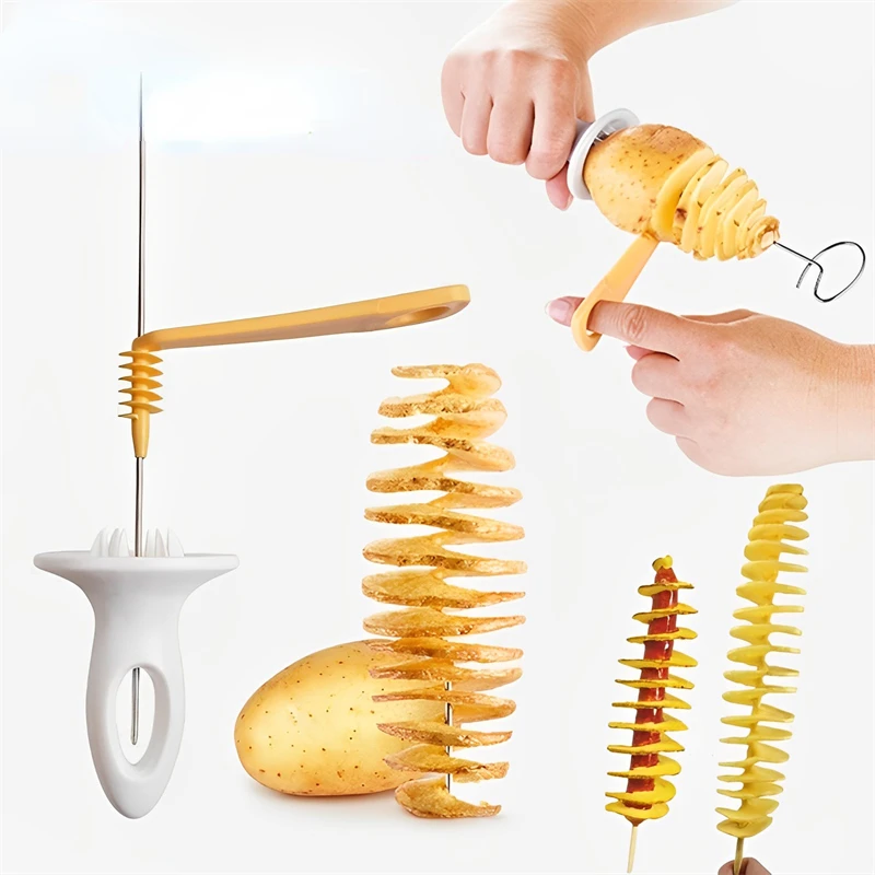 Spiral Potato Cutter Twisted Slice Potato Tower Whirlwind Potato Cut ...