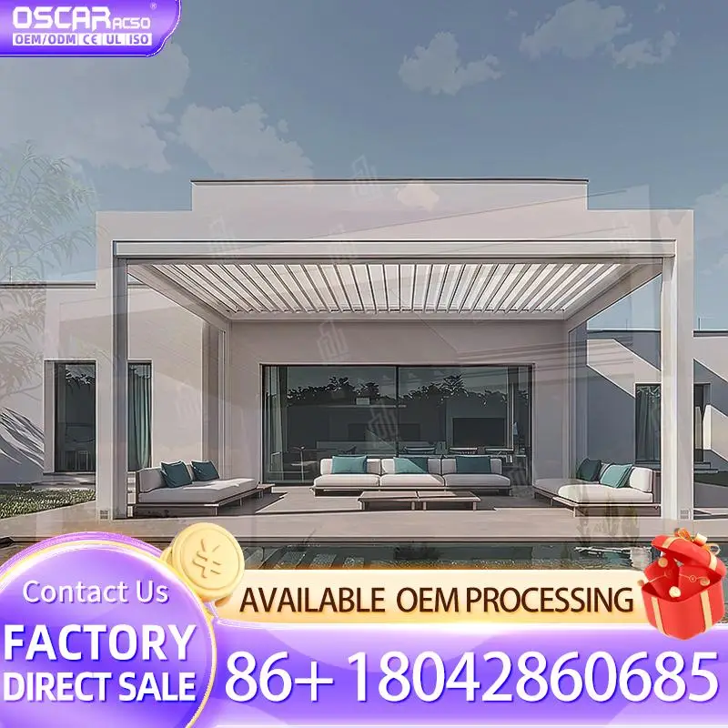 Outdoor Motorized Waterproof Freestanding Structures Outdoor Enclosures ...