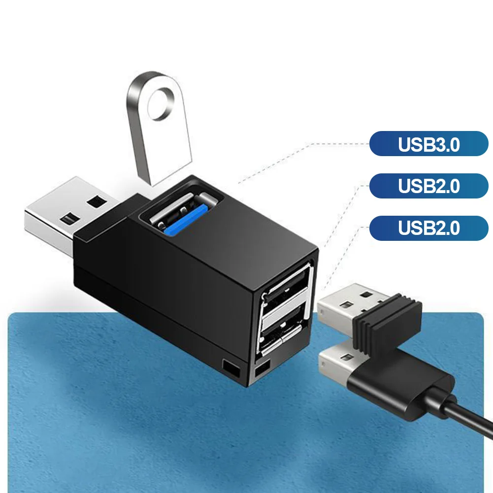 4 Ports USB 3.0 Hub Expander with 1 Port 3.0 & 2 Ports 2.0 Data ...