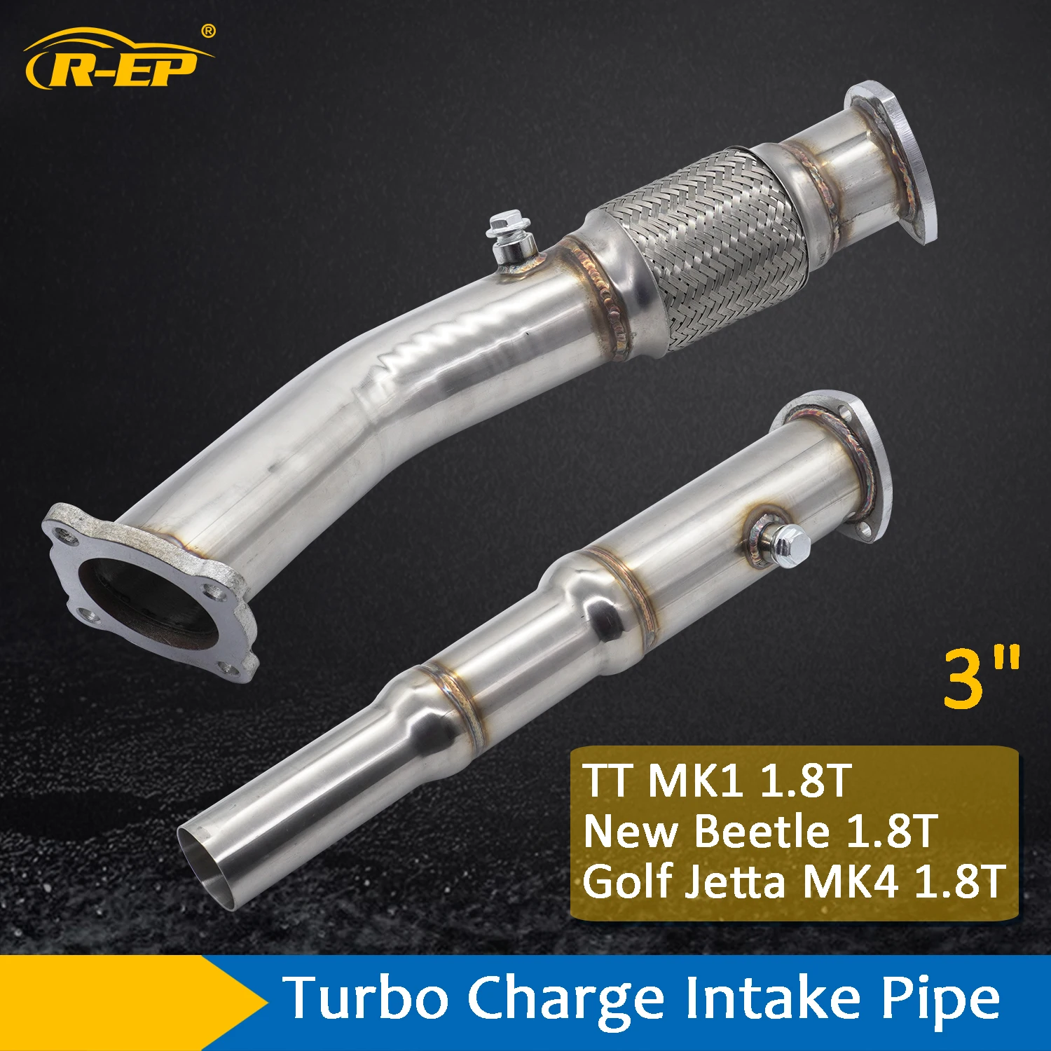 Car Downpipe for Volkswagen VW Golf Jetta MK4 GTI 1.8T Stainless Steel ...