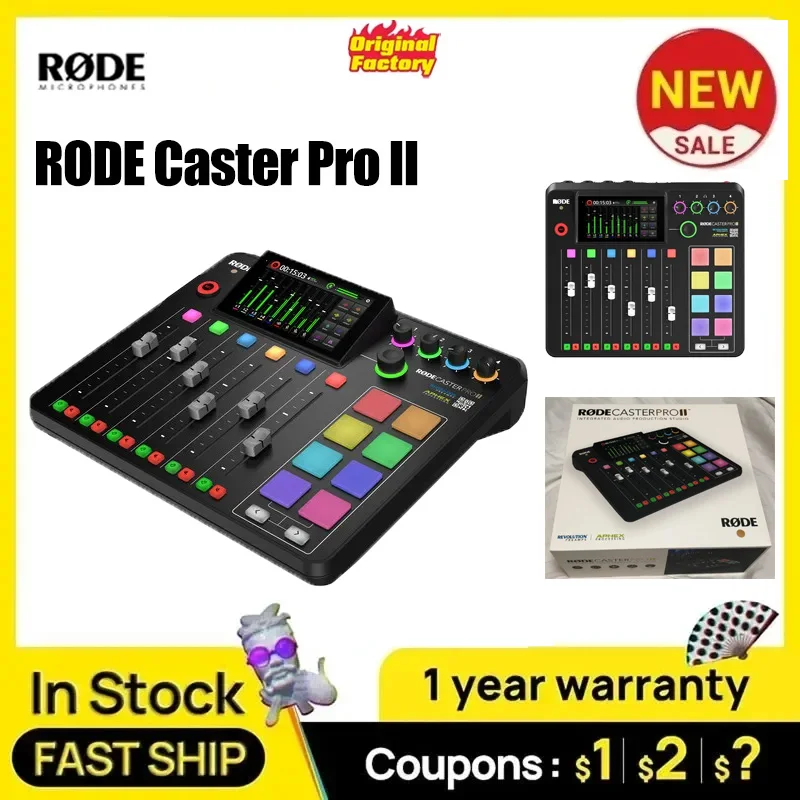 FORZAGO-RODE-Caster-Pro-II-Integrated-Audio-Production-Studio-Ultra-Low ...