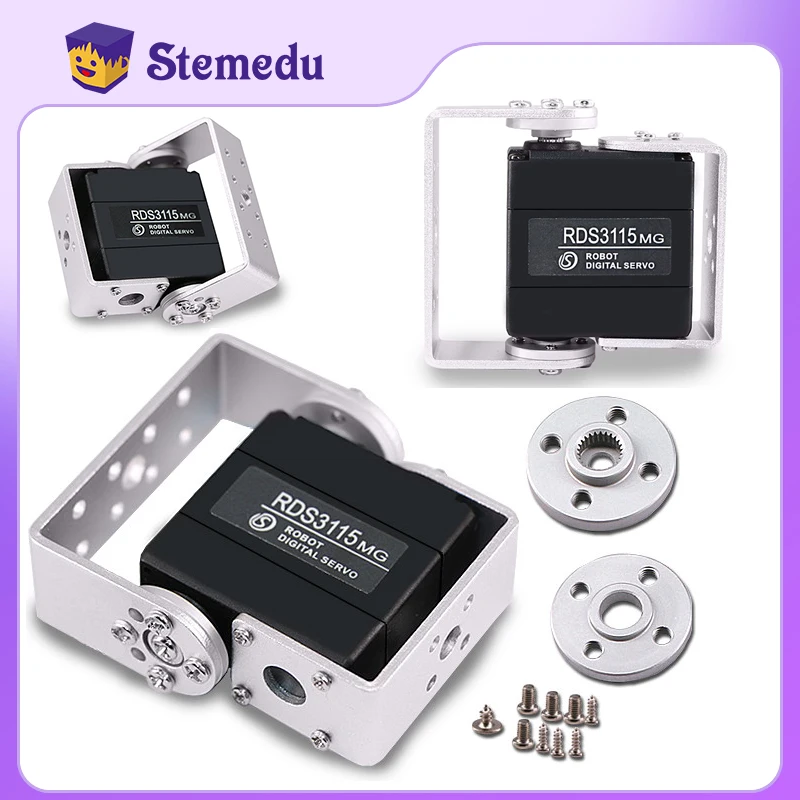 RDS3115MG Digital Servo 17KG Large Torque 180 270 Degree Biaxial Servo ...