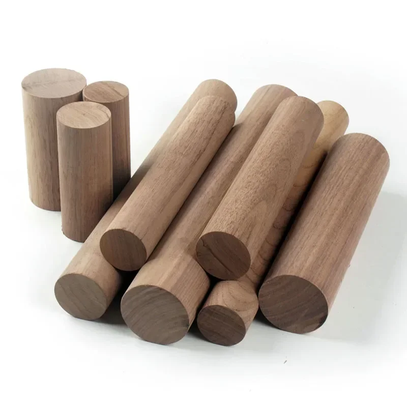 American-Black-Walnut-Dowel-Pins-Wood-Lumber-Turning-Blanks-Round-Stick ...