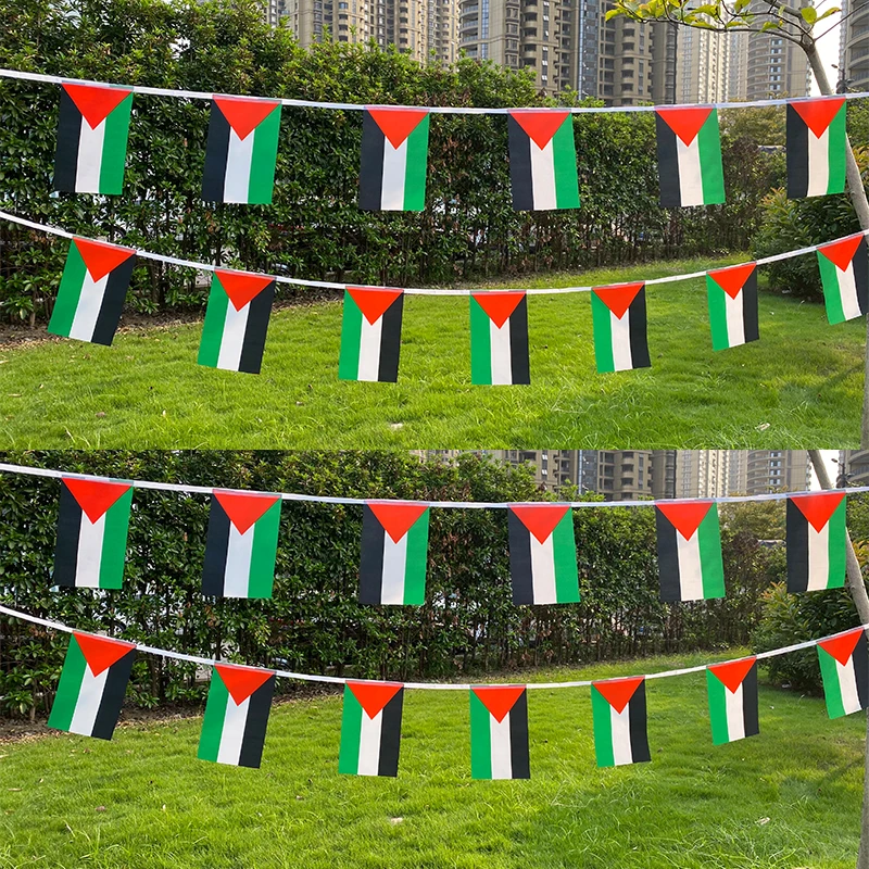Aerlxemrbrae 20 pçs/lote Palestina Palestina bandeiras da estamenha ...