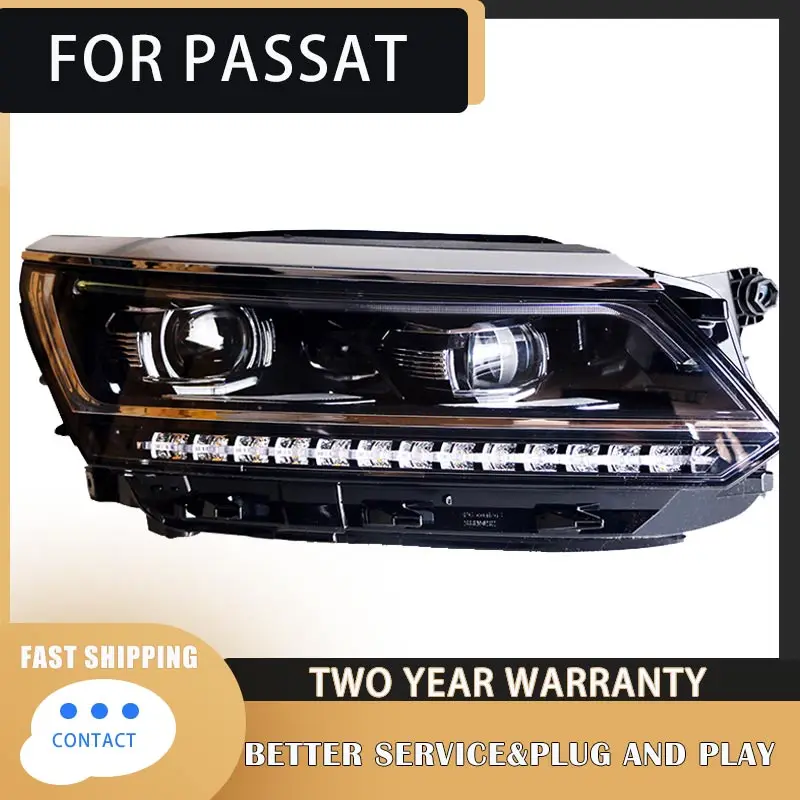 Car-Lights-for-VW-Passat-B8-LED-Headlight-2016-2019-Passat-B8-US ...
