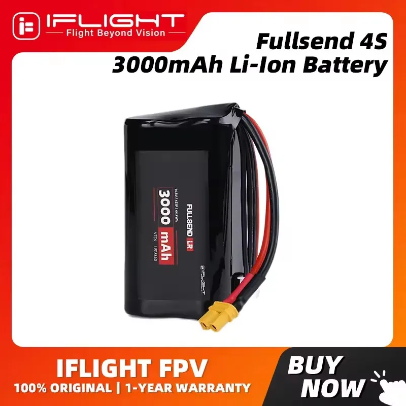 iFlight Fullsend 4S 3000mAh 10C Li-Ion Battery for FPV with XT30 ...