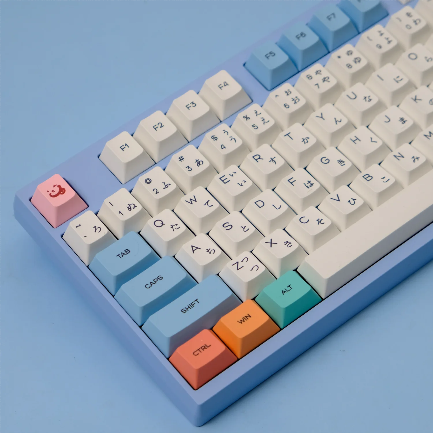 PBT-Mechanical-Keyboards-DIY-Simple-Chalk-Adapted-to-60-80-87-98-104 ...