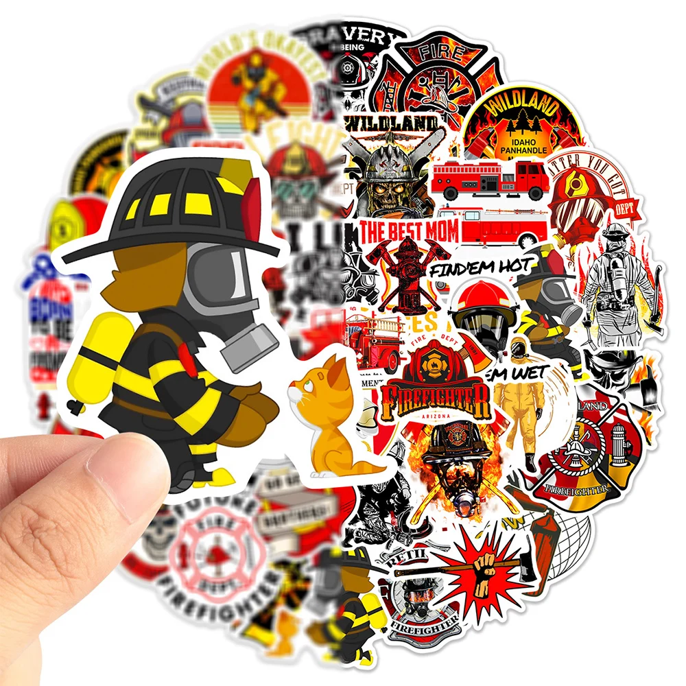 Cool Firefighter Decals