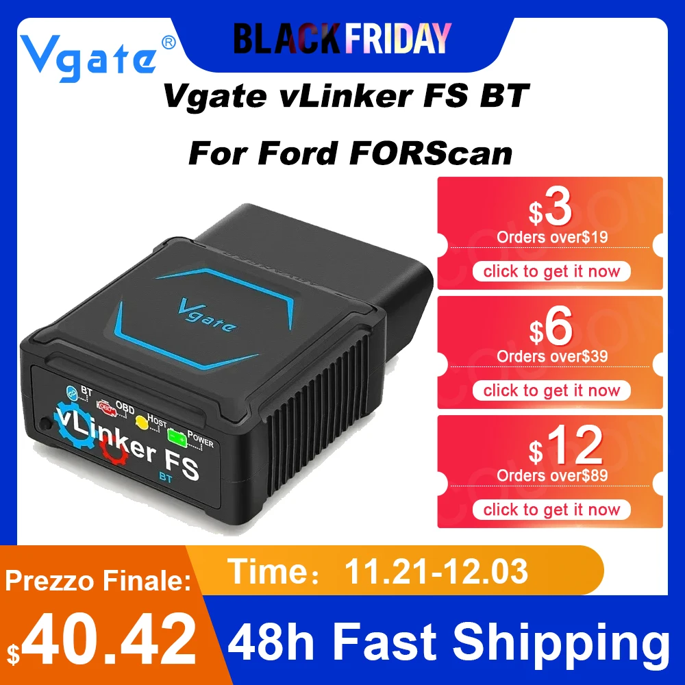 Vgate-vLinker-FS-ELM327-Bluetooth-for-Android-IOS-For-Ford-FORScan-HS ...