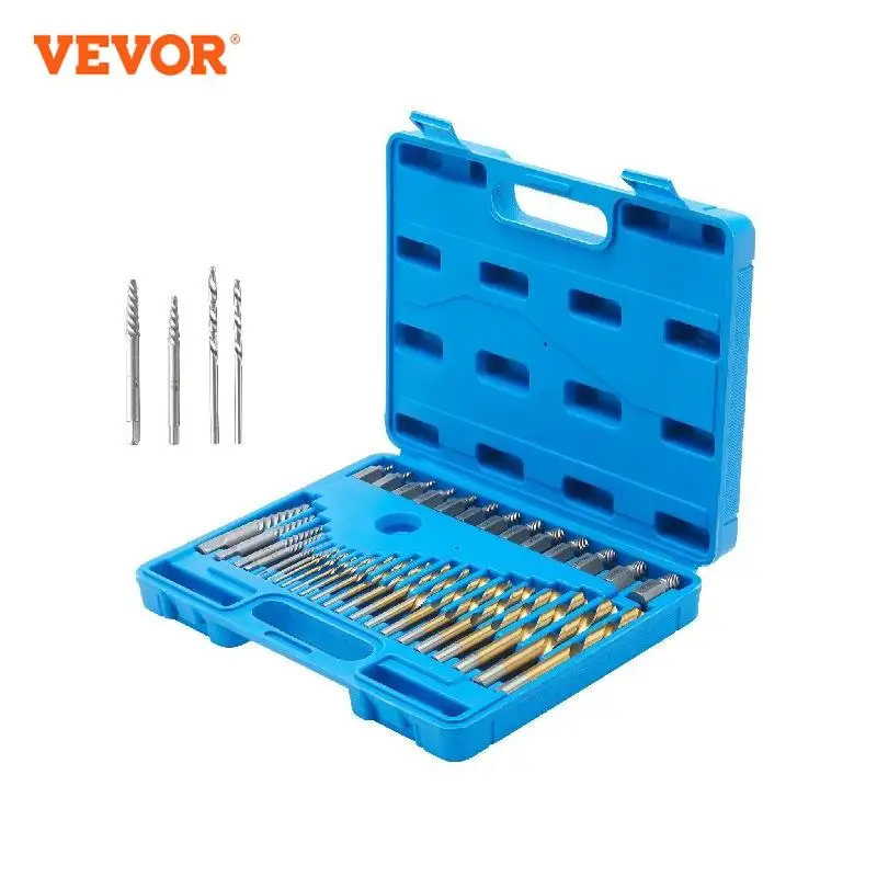 VEVOR-35PCs-Screw-Extractor-with-Drill-Bit-Set-Bolt-Extractor-Kit-19 ...
