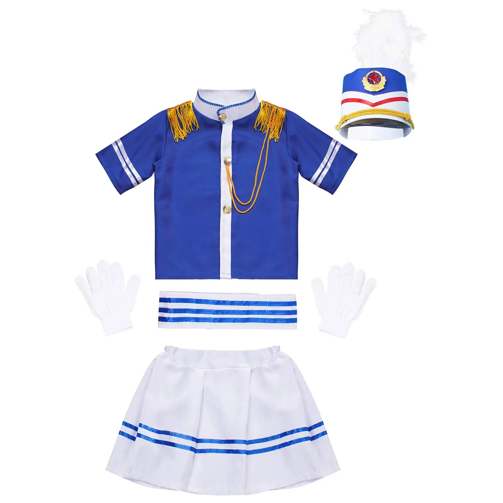 School Band Uniform For Girls
