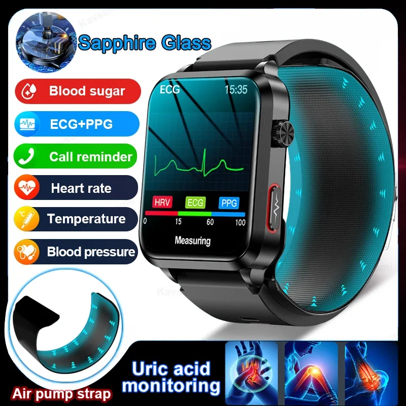 2024New-Precision-Blood-Pressure-Measurement-Health-Smart-Watch-Air ...