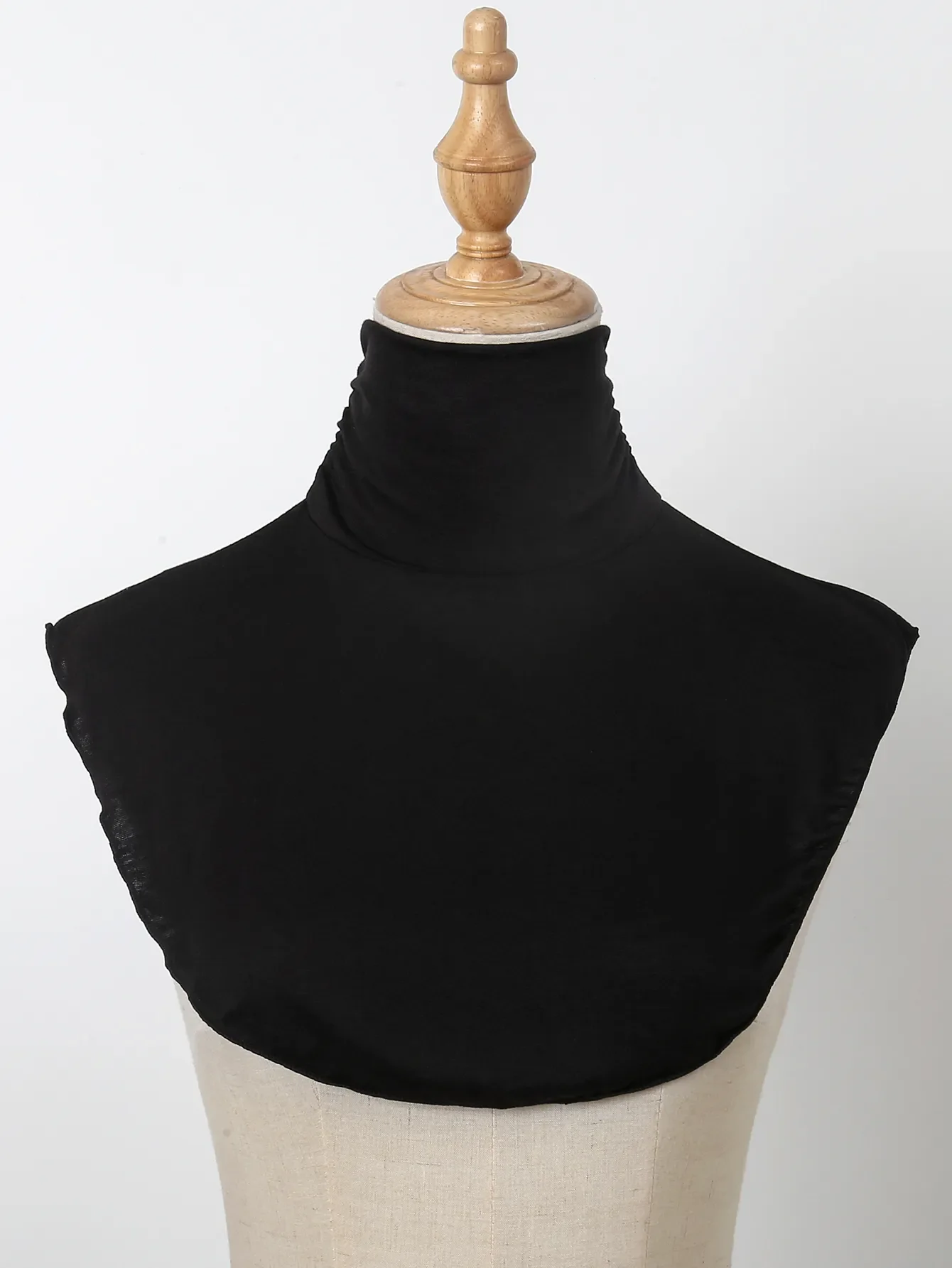 Women-Turtleneck-Fake-Collar-Solid-Color-Mock-False-Collar-Turtleneck ...