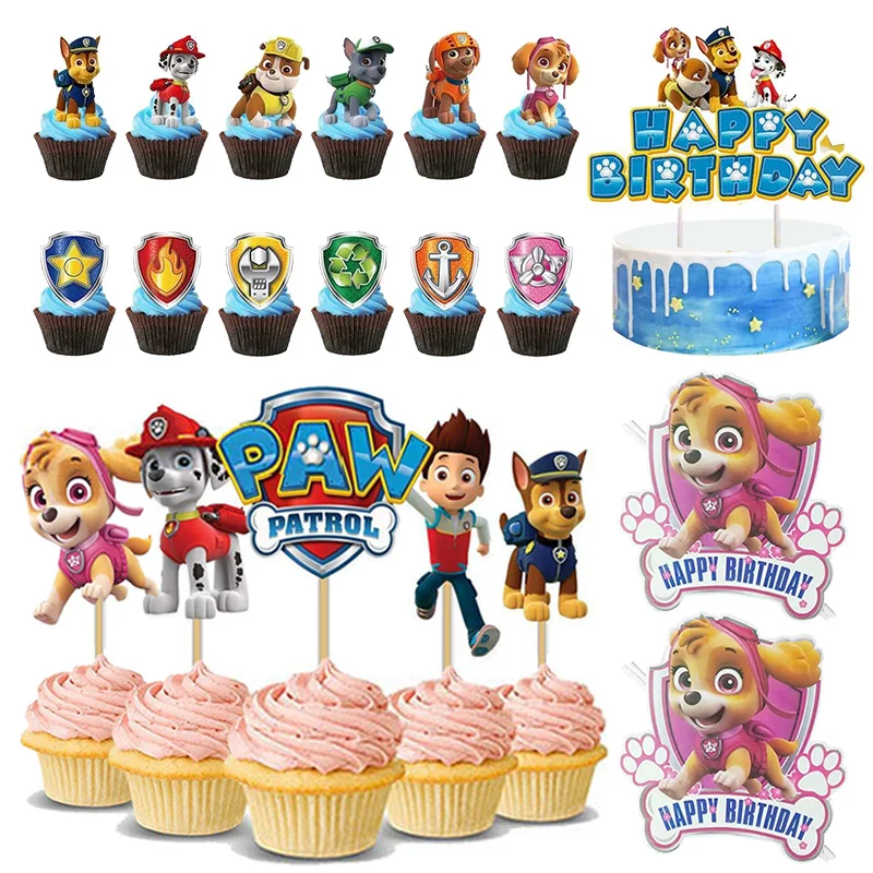Paw Patrol Birthday Cake Toppers | Paw Patrol Cake Topper Printable ...