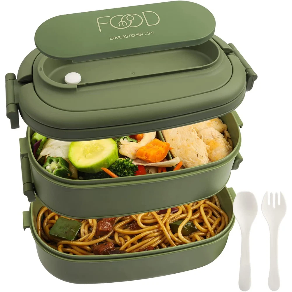 Lunch-Box-Leakproof-Bento-Box-for-Kids-Adults-Cutlery-Set-Bento-Boxes ...