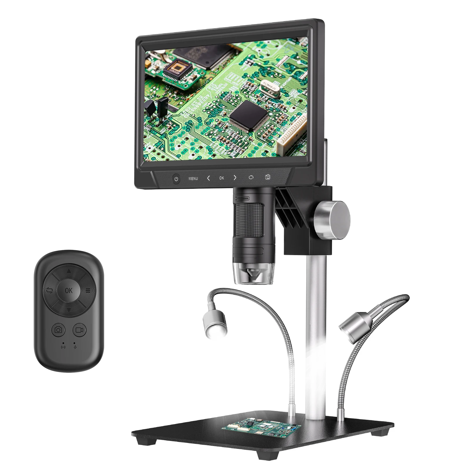 50-1200X-Magnification-Soldering-Microscope-Picture-Taking-Video ...