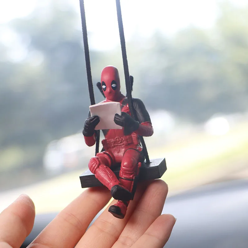 Car-Rear-View-Mirror-Pendant-Deadpool-Cartoon-Animation-Car-Hanger ...