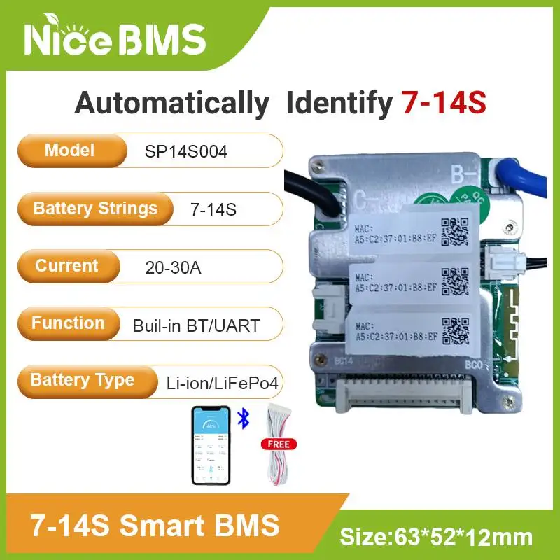 JBD-Smart-BMS-Balance-Board-com-UART-Temp-Sensor-BMS-BT-App-Sensor-de ...