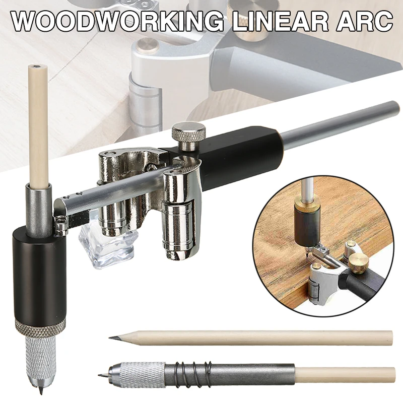 Woodworking Marking Gauge Linear Arc Dual-purpose Scriber Draw Circle ...