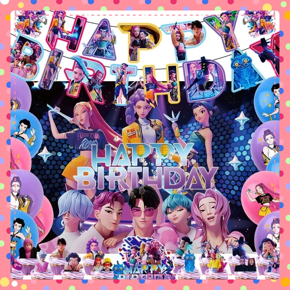 Rumi Kpop Demon Hunter Birthday Theme Banner: A Must-Have for Kpop Fans