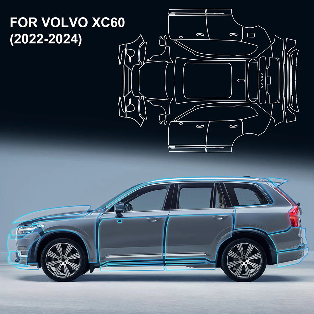 KUNGKIC-Paint-Protection-Film-for-Volvo-XC60-Inscription-R-Design-2022 ...