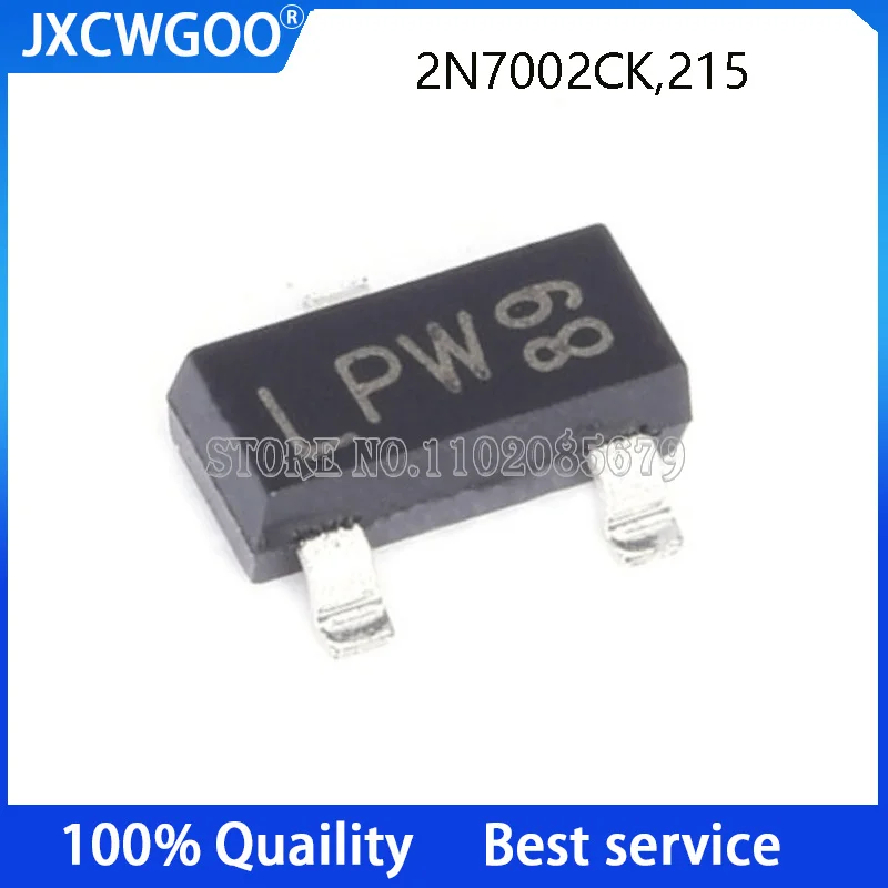 20PCS-2N7002CK-215-2N7002CK-marking-LPW-SOT-23-N-channel-patch-MOS-FET ...