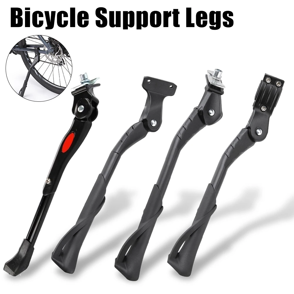 Bicycle-Kickstand-Electric-Footrest-Adjustable-Aluminium-Alloy-MTB-Snow ...