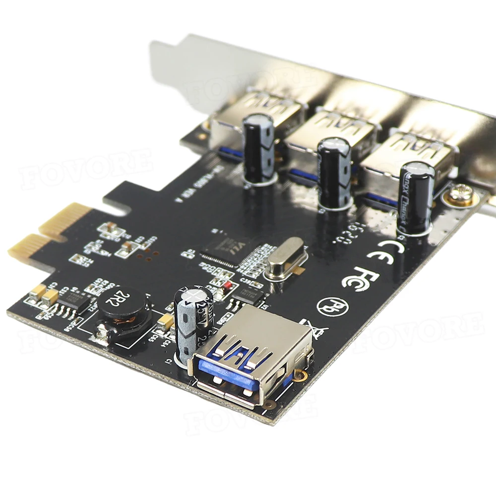 FOVORE Карта расширения USB 3.0 4 порта | AliExpress