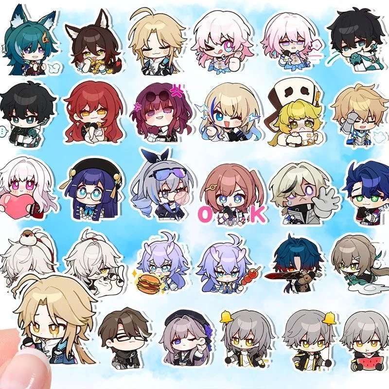 Sunsyea Honkai: Star Rail Merch Fans Collection Role Sticker March 7th ...