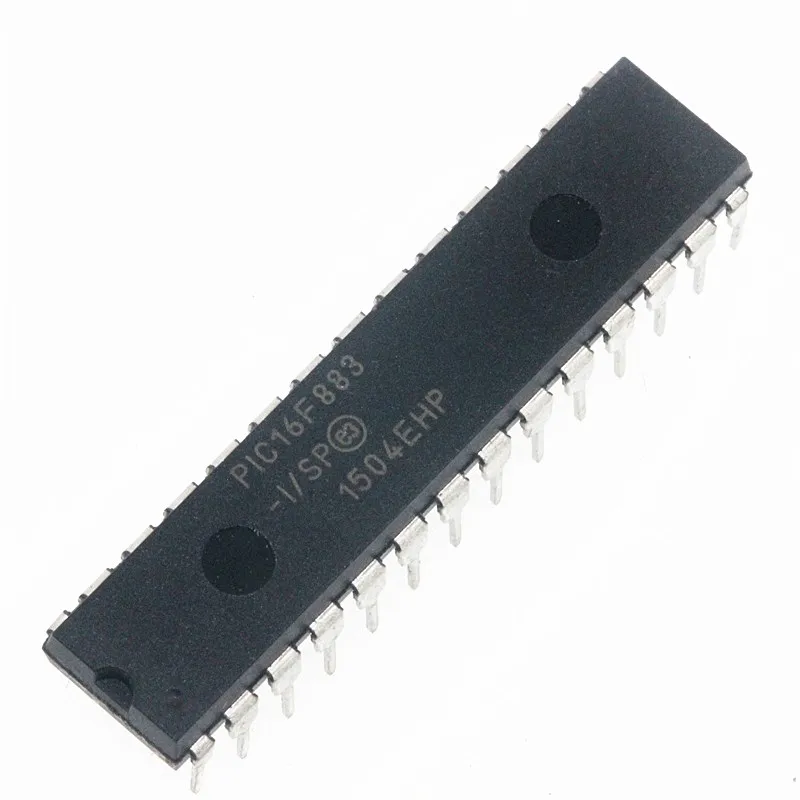 1 pçs original novo PIC16F883 I/sp pic16f883 16f883 dip28 PIC16F886 I ...
