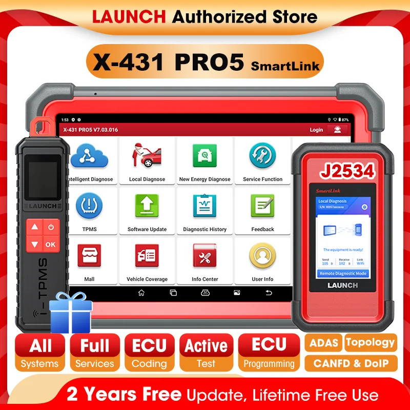 Launch-X431-PRO5-SmartLink-Car-Diagnostic-Tools-J2534-Programming-Auto ...