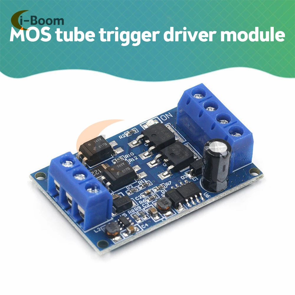 High Power 600W MOS Tube FET Trigger Drive Module PWM Controller Board High / Low Level Trigger ...