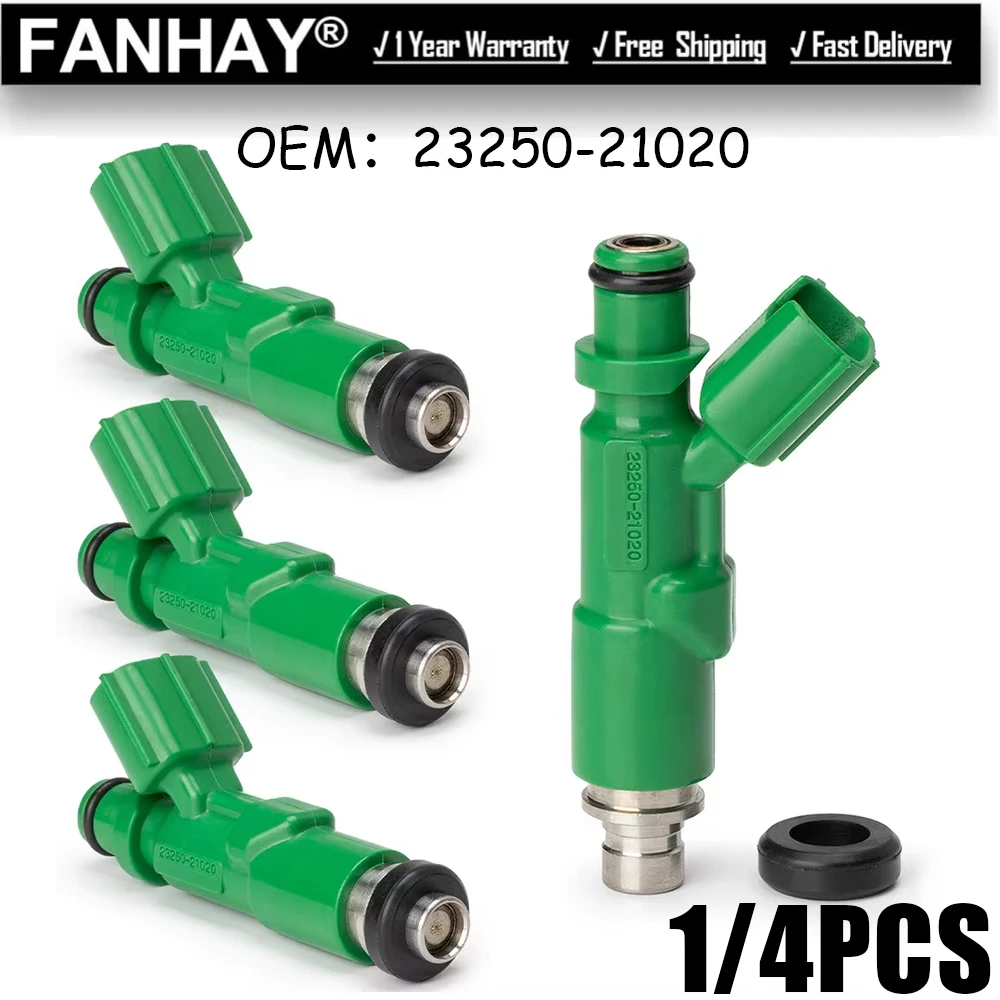 1/4PCS Flow Test Fuel Nozzle 23209-21020 For Toyota Prius Vitz Yaris ...