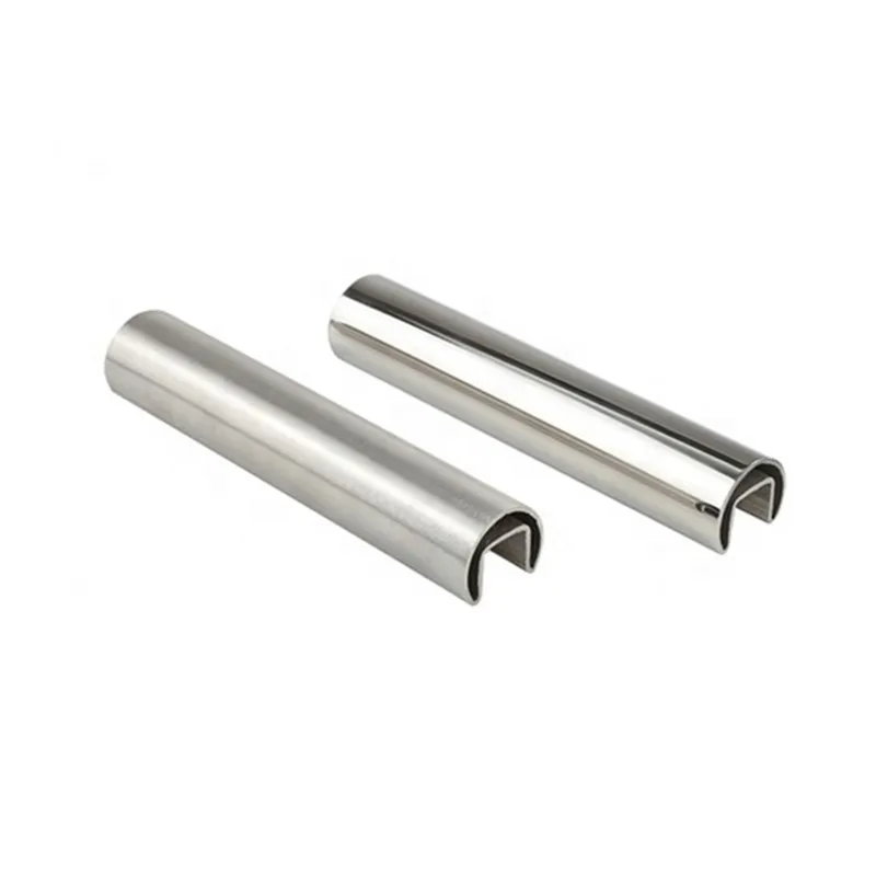 Stainless-Steel-Glass-Railing-Round-Top-Handrail-Capping-Rail ...