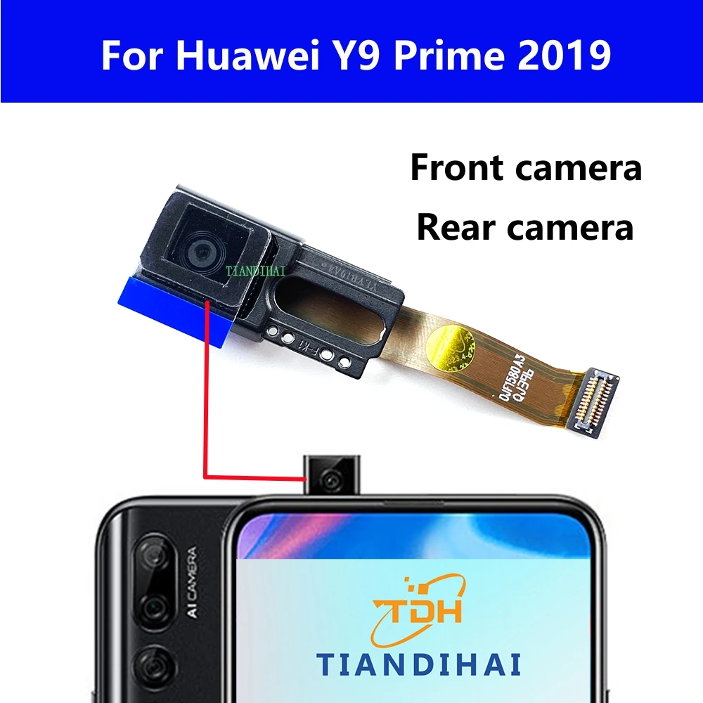 For-Huawei-Y9-Prime-2019-Y9prime-Front-Back-Camera-Main-Facing-Frontal ...