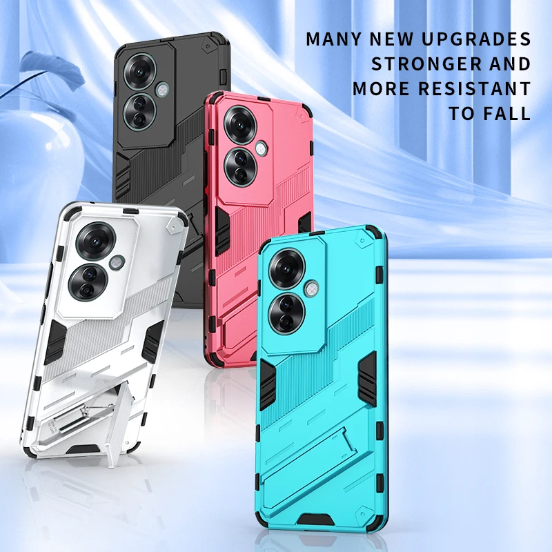 For-Reno11-F-5G-Stand-Holder-Anti-Shock-PC-TPU-Case-Rugger-Armor-TPU-PC ...