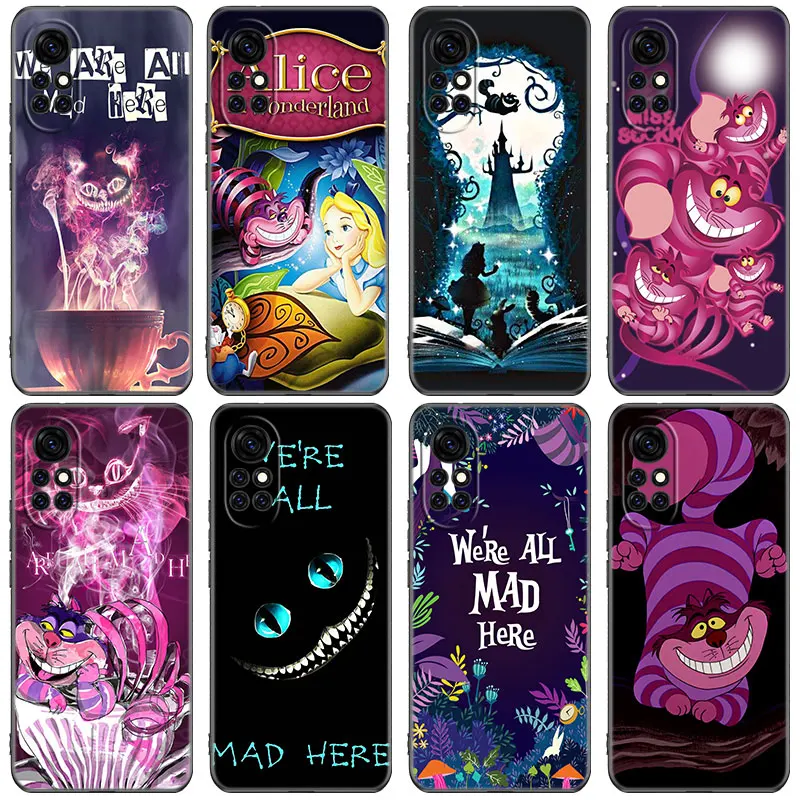 Fantasy-Alice-In-Wonderland-Phone-Case-For-Huawei-Nova-8-9-5T-Y60-Y90 ...