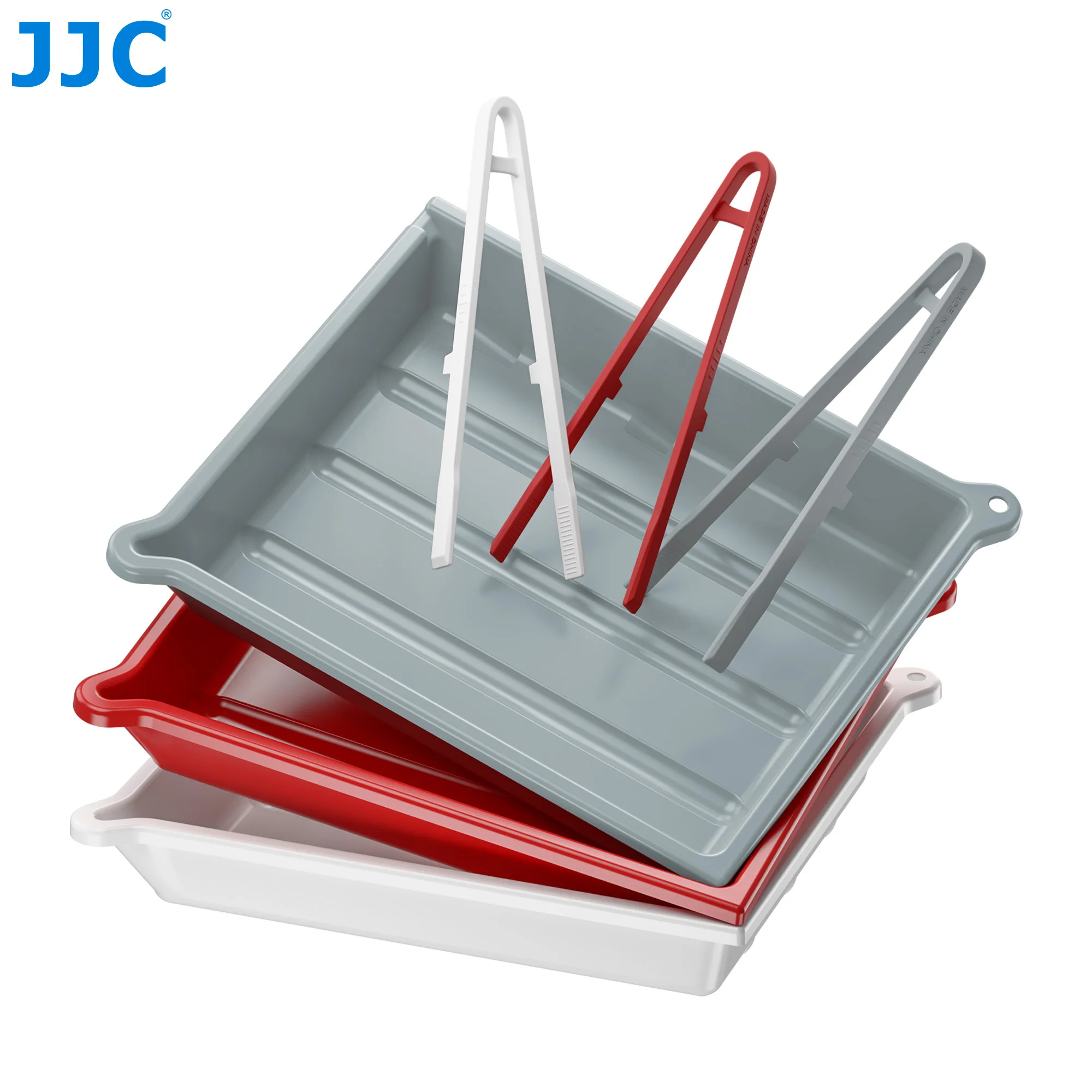 JJC Darkroom Print Film Developing Photo Tray Set with Print Developing ...